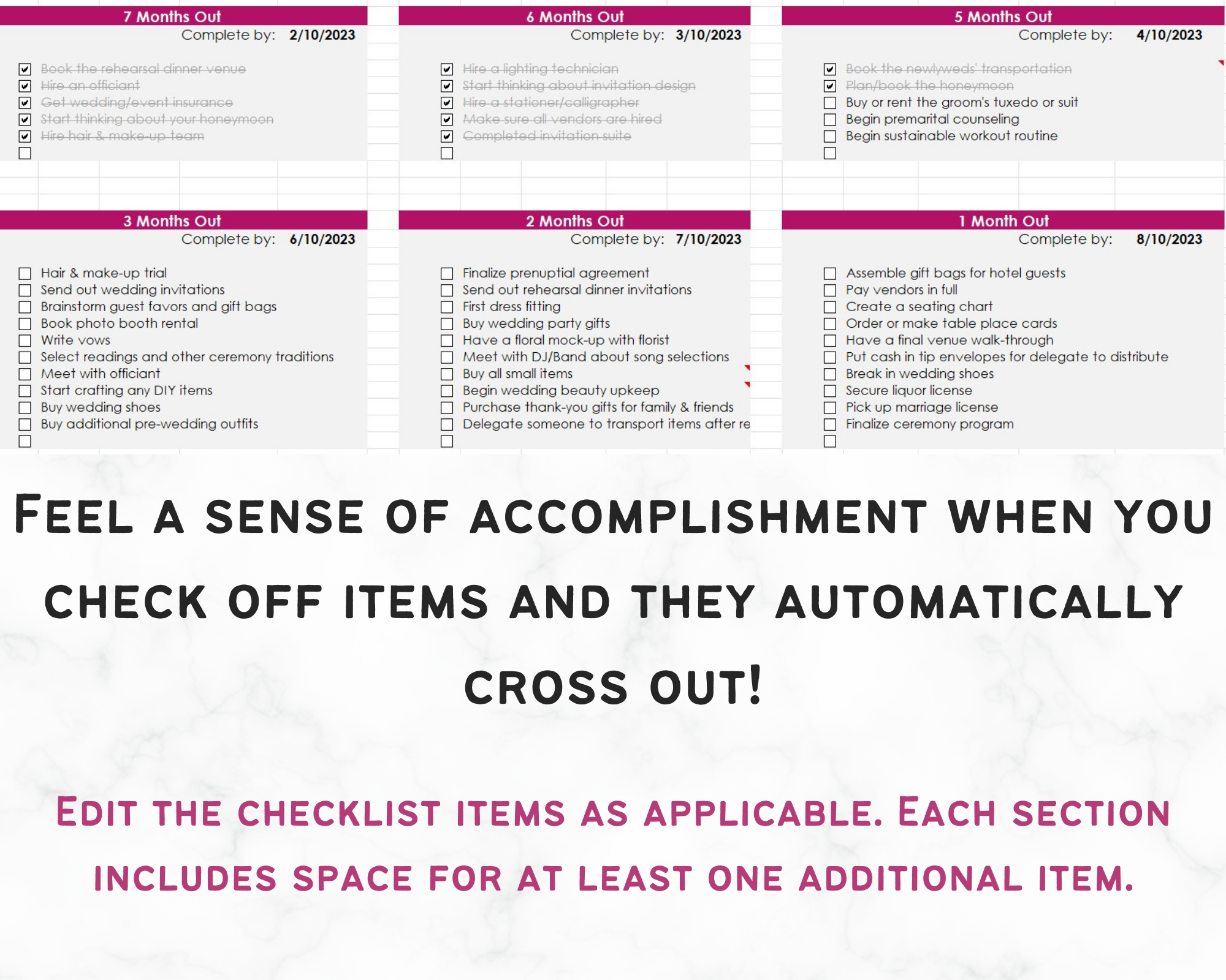 Wedding Planning Checklist & Task Assigner | Gold Standard Weddings